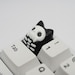 Spooky Skull Cat Cute Kawaii Halloween Handmade Keycap Multishot Resin ...