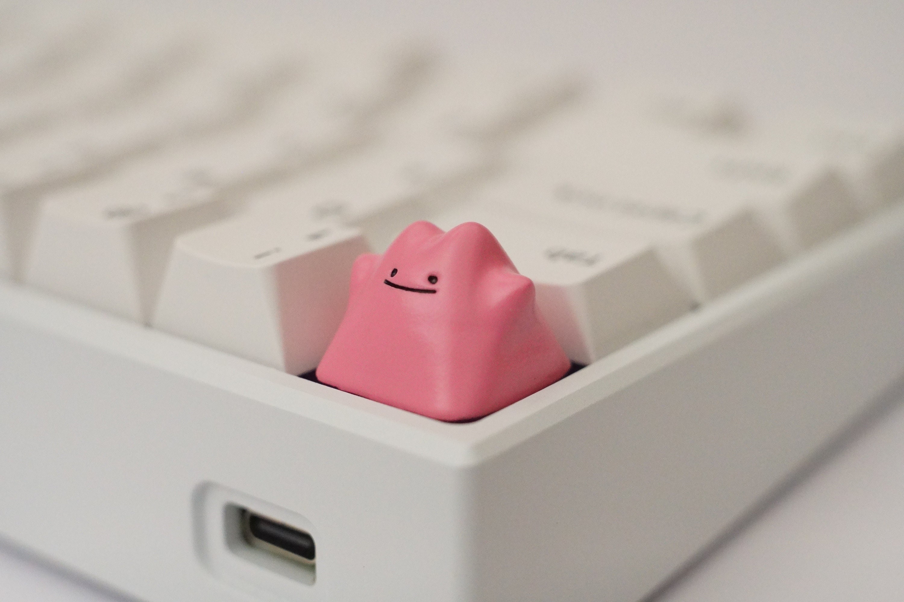 Ditto Artisan Keycap Pokemon Keycap - Etsy Australia