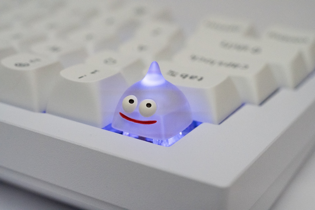 Dragon Quest Slime Keycap | Cute Kawaii Handmade Keycap | Multishot ...