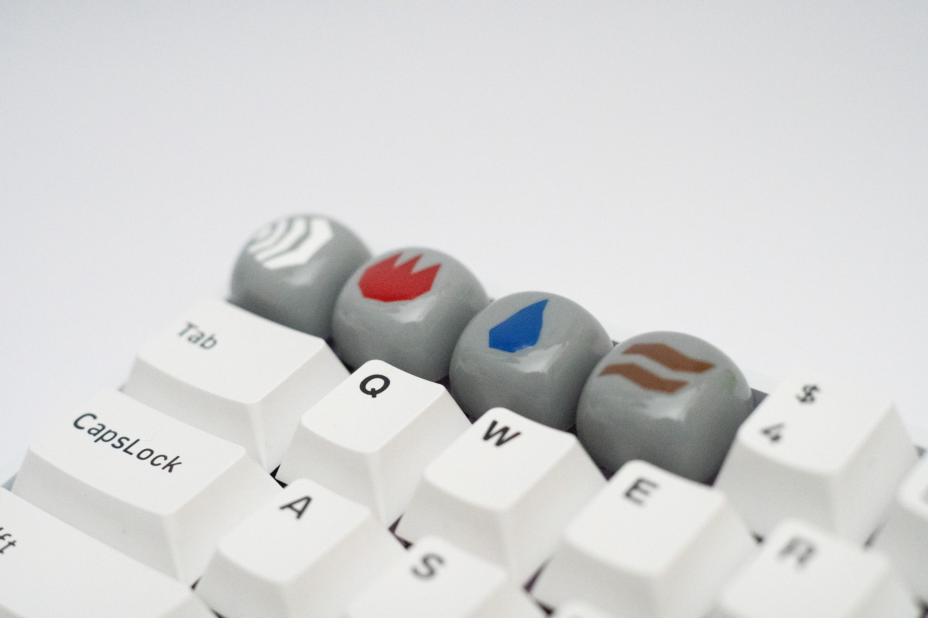 Runescape Basic Rune Artisan Keycap | Air, Fire, Water, Earth | Resin ...