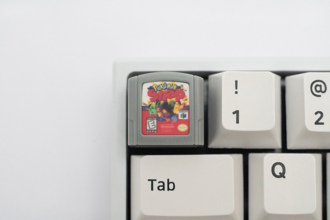 Snap N64 Cartridge Artisan Keycap | Custom Resin Cast Retro Game Keycap ...