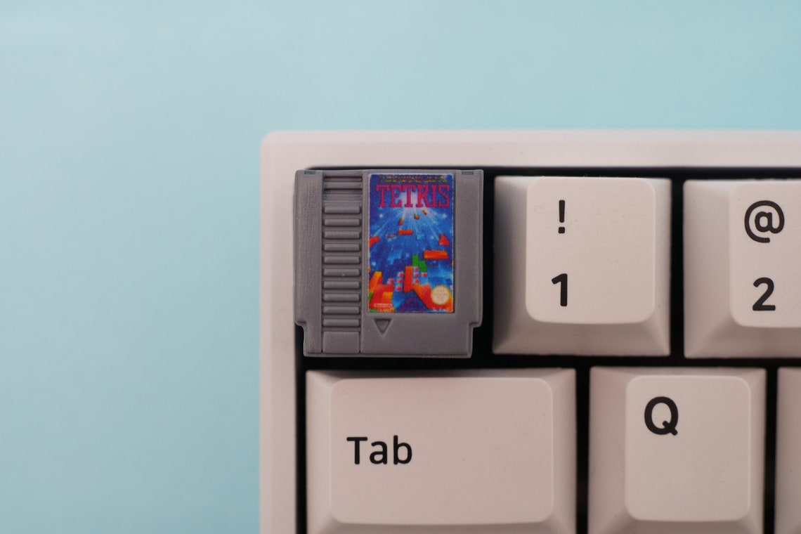Classic NES Tetris Artisan Keycap - Etsy