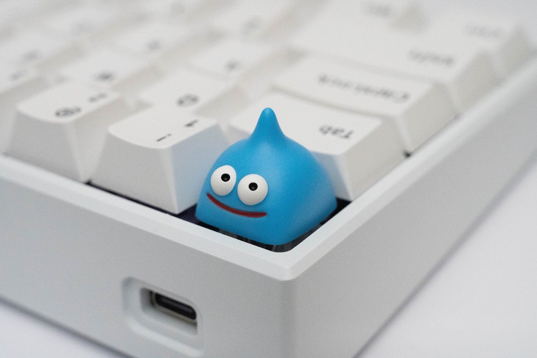 Dragon Quest Slime Keycap | Cute Kawaii Handmade Keycap | Multishot ...