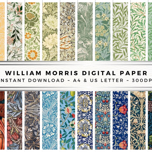 William Morris - Etsy