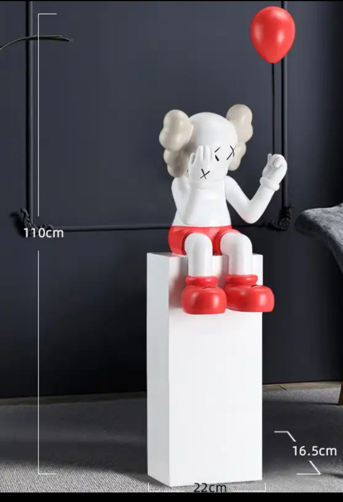 4ft Sitting Kaws Figure - Etsy Canada