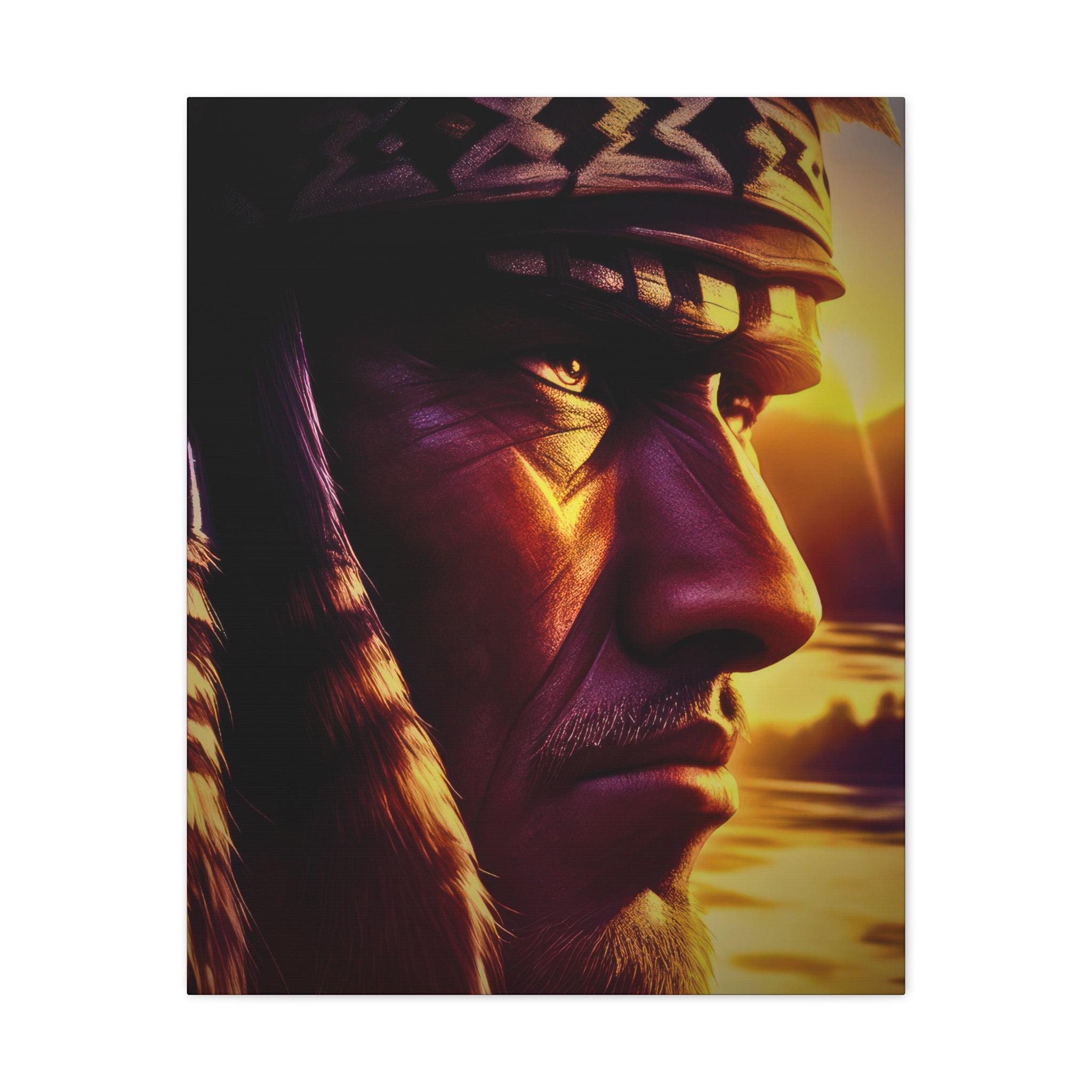 Traditional Native American Wall Decor Shaman Tribal Print Visionary ...