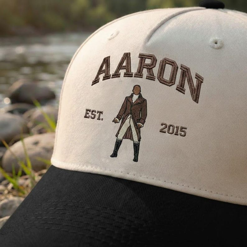 Hamilton Musical Embroidered Hat, Musical Cap, Commemorating Symbols ...