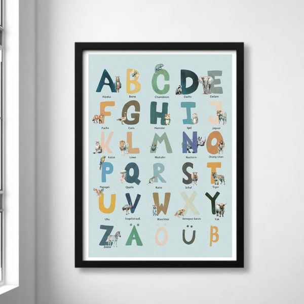 Abc Poster - Etsy