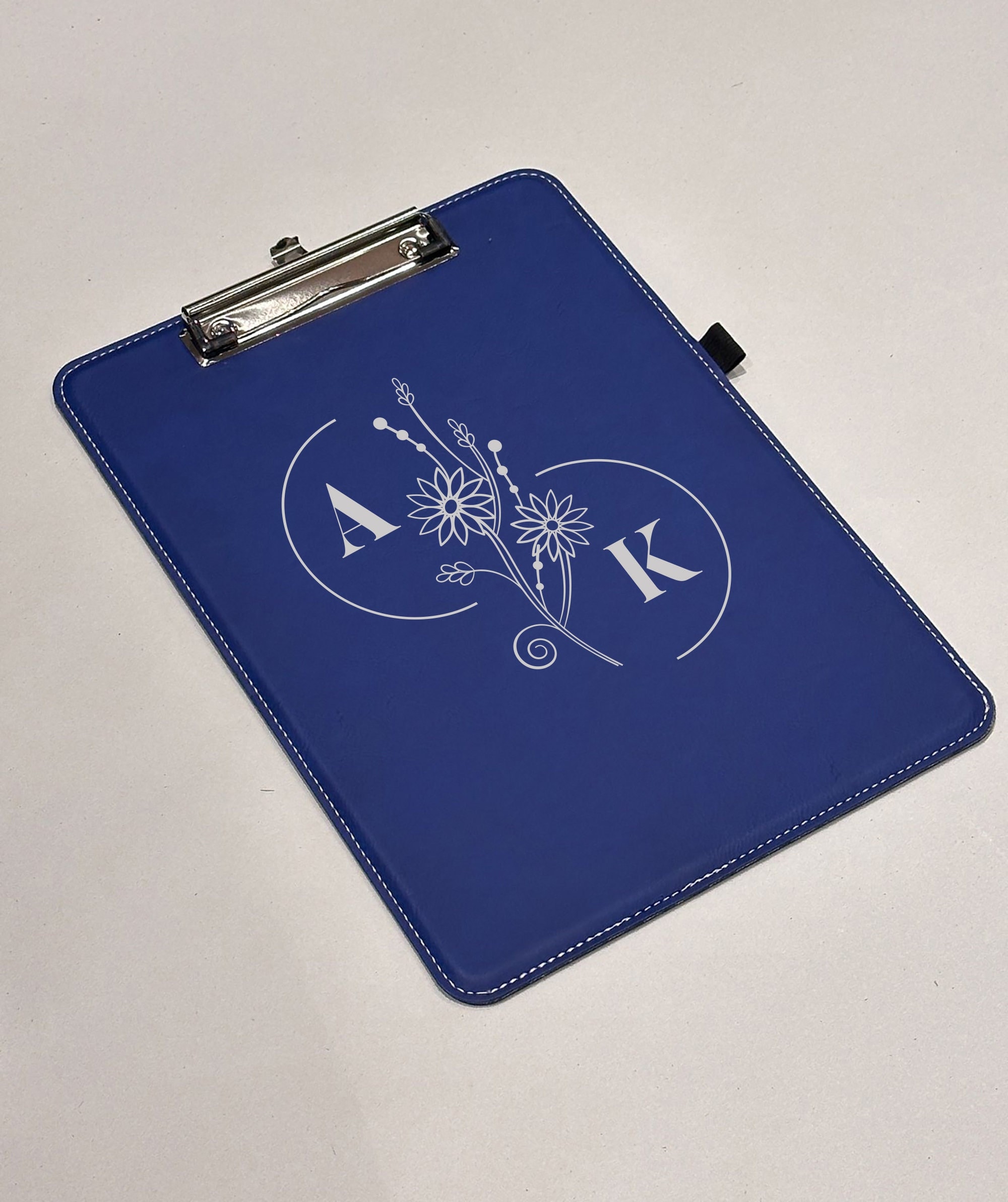 Personalized Leather Clipboard, Handmade Leather Document Holder ...