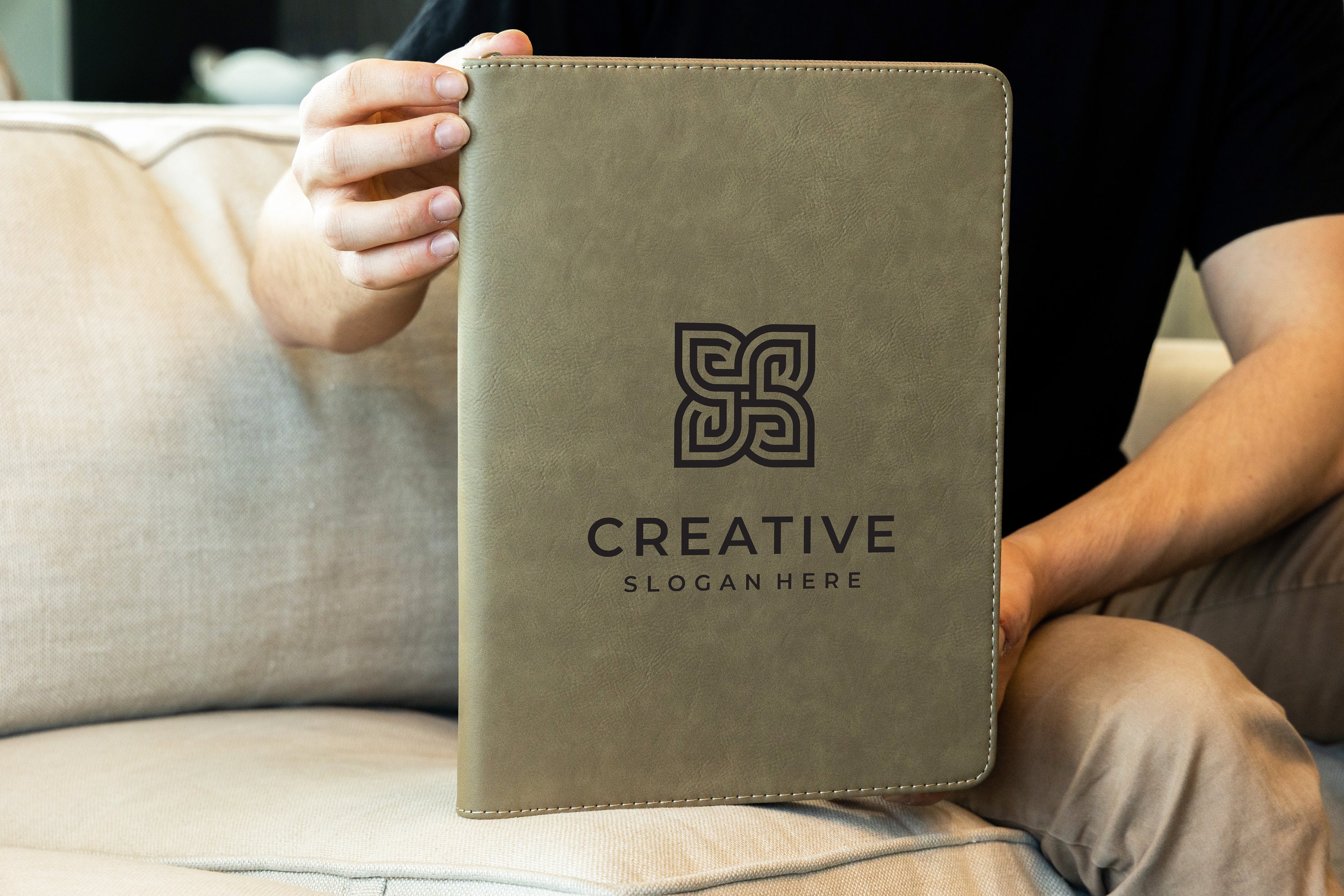 Personalized Company Logo Portfolio, Custom Engraved Company Portfolio ...