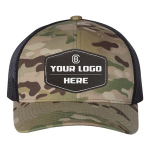 Custom Leather Patch Hats, Logo Hats, Laser Engraved Leather Patch ...
