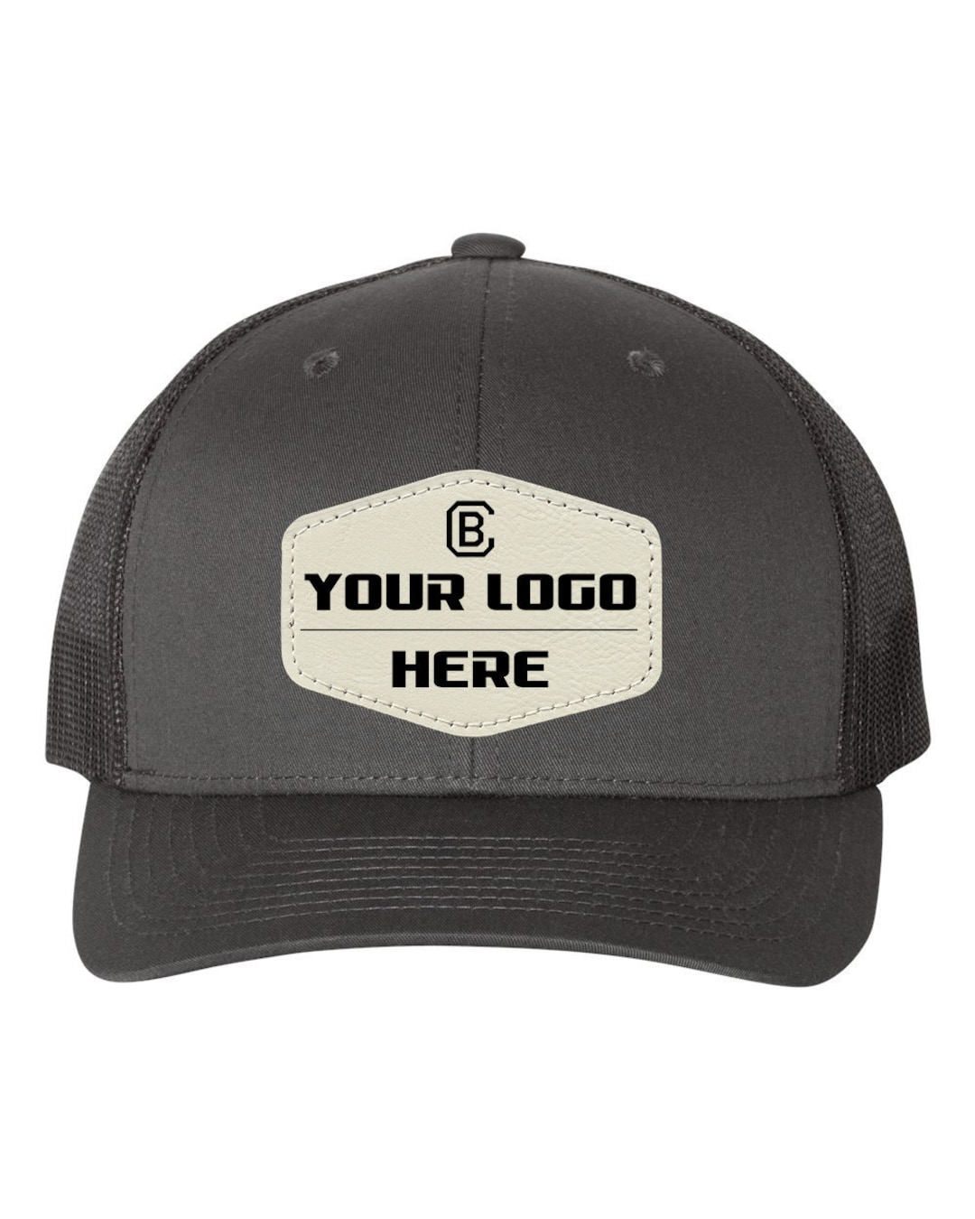 Custom Leather Patch Hats, Logo Hats, Laser Engraved Leather Patch ...