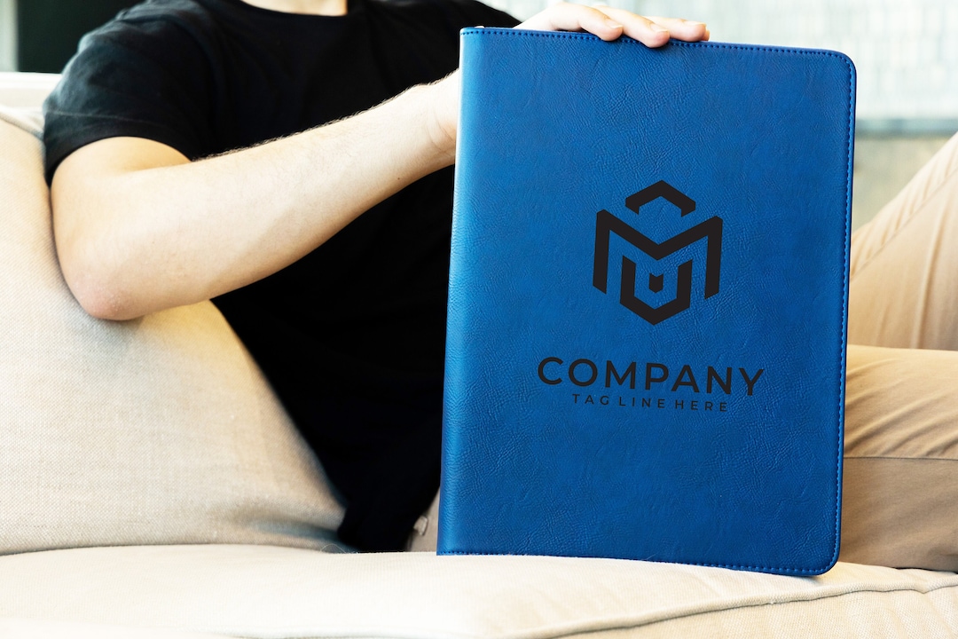 Personalized Company Logo Portfolio, Custom Engraved Company Portfolio ...