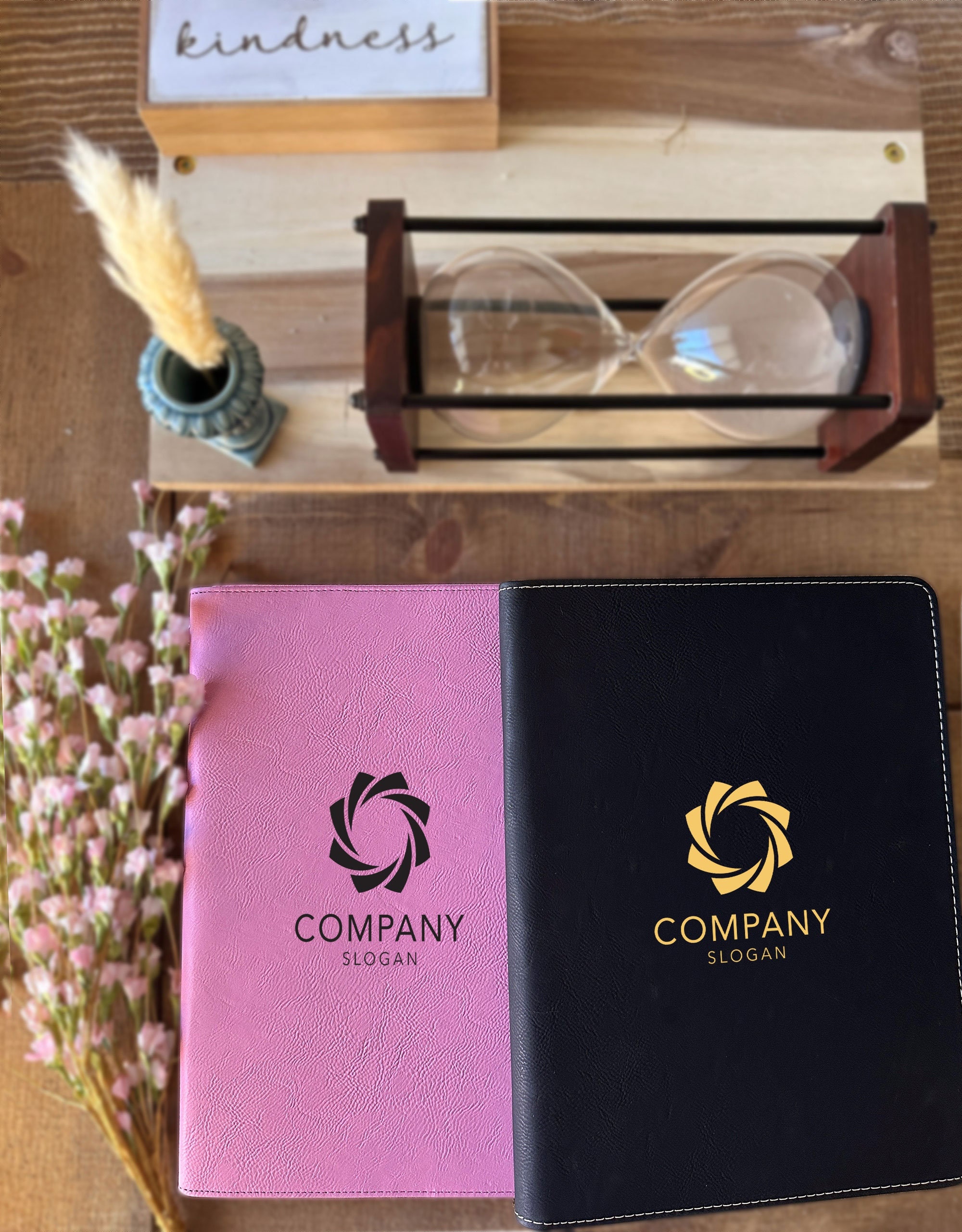 Personalized Engraved Company Portfolio Custom Company Logo - Etsy