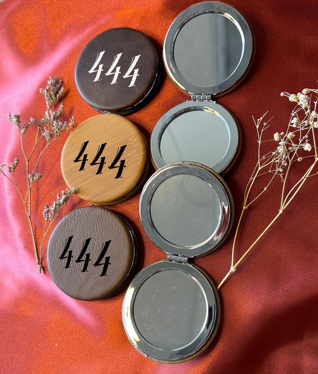 Angel Number Compact Mirror Numerology Inspired Cute Accessory ...