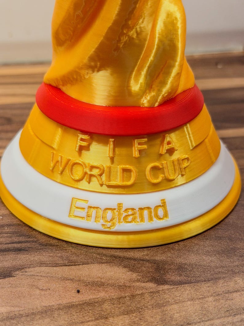 World Cup Trophy Custom, 3D Printed Country Edition - Etsy