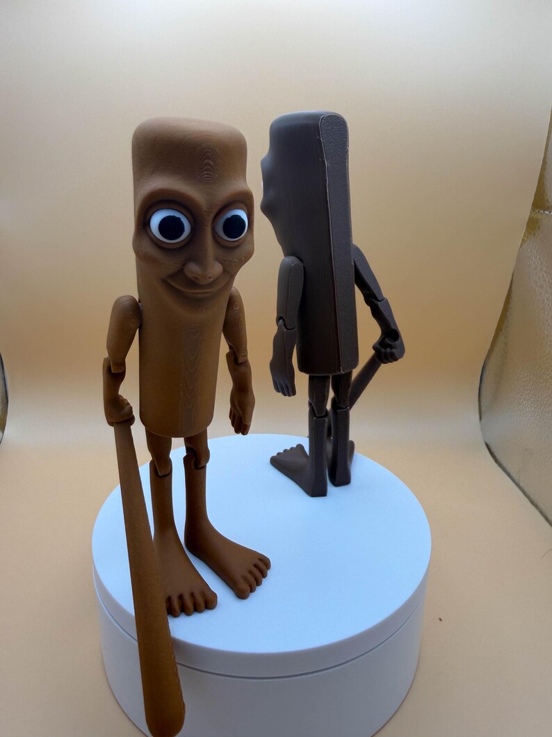 Tung Tung Tung Sahur Figure | Articulated Meme Toy | 3D Printed ...