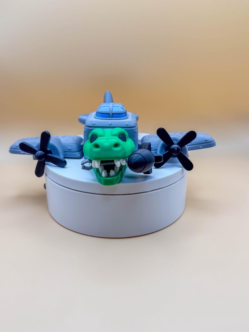 Bombardino Crocodilo Figure | Articulated Meme Toy | 3D Printed ...