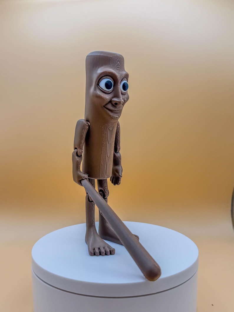 Tung Tung Tung Sahur Figure | Articulated Meme Toy | 3D Printed ...