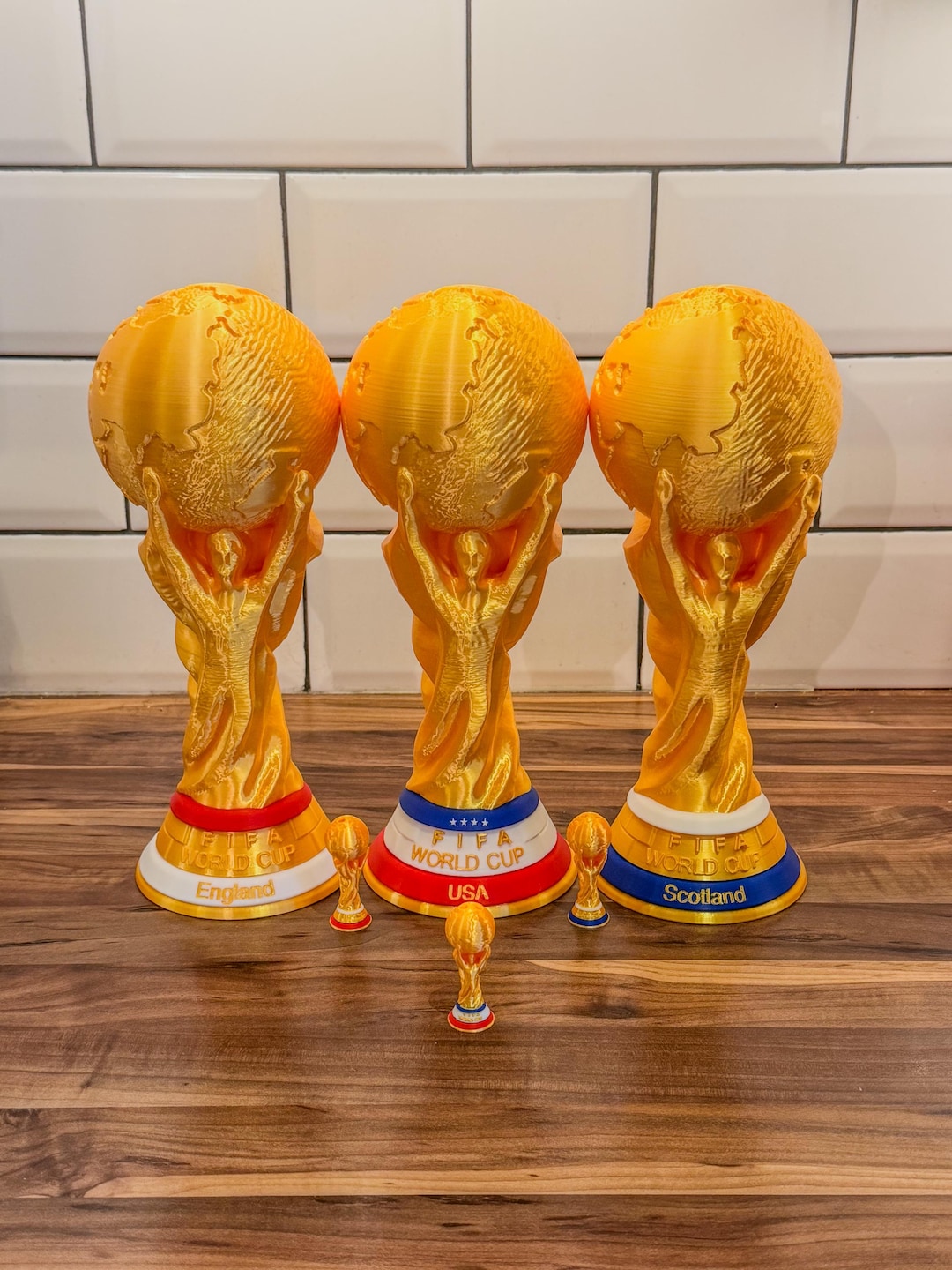 World Cup Trophy Custom, 3D Printed Country Edition - Etsy