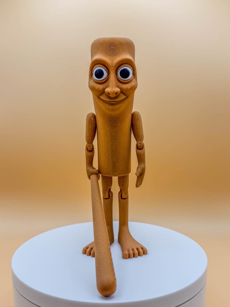 Tung Tung Sahur Figure | 3D Printed Brainrot Meme Toy Collectible - Etsy