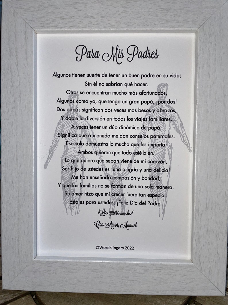 LGBTQ, Para Mis Padres, Dia del Padre, PRIDE, Padre Poema, Para Papá ...