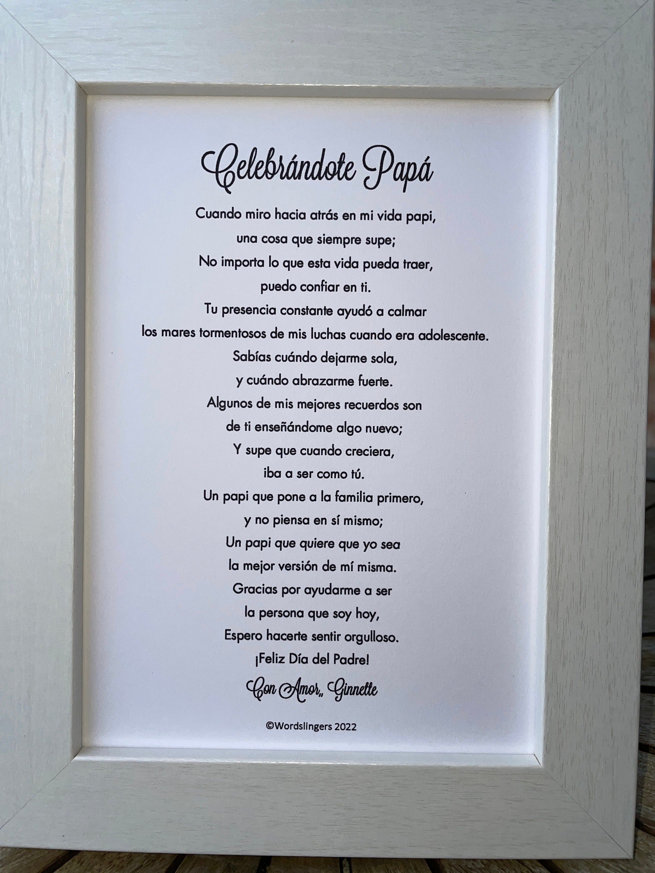 Fathers Day Poems In Spanish