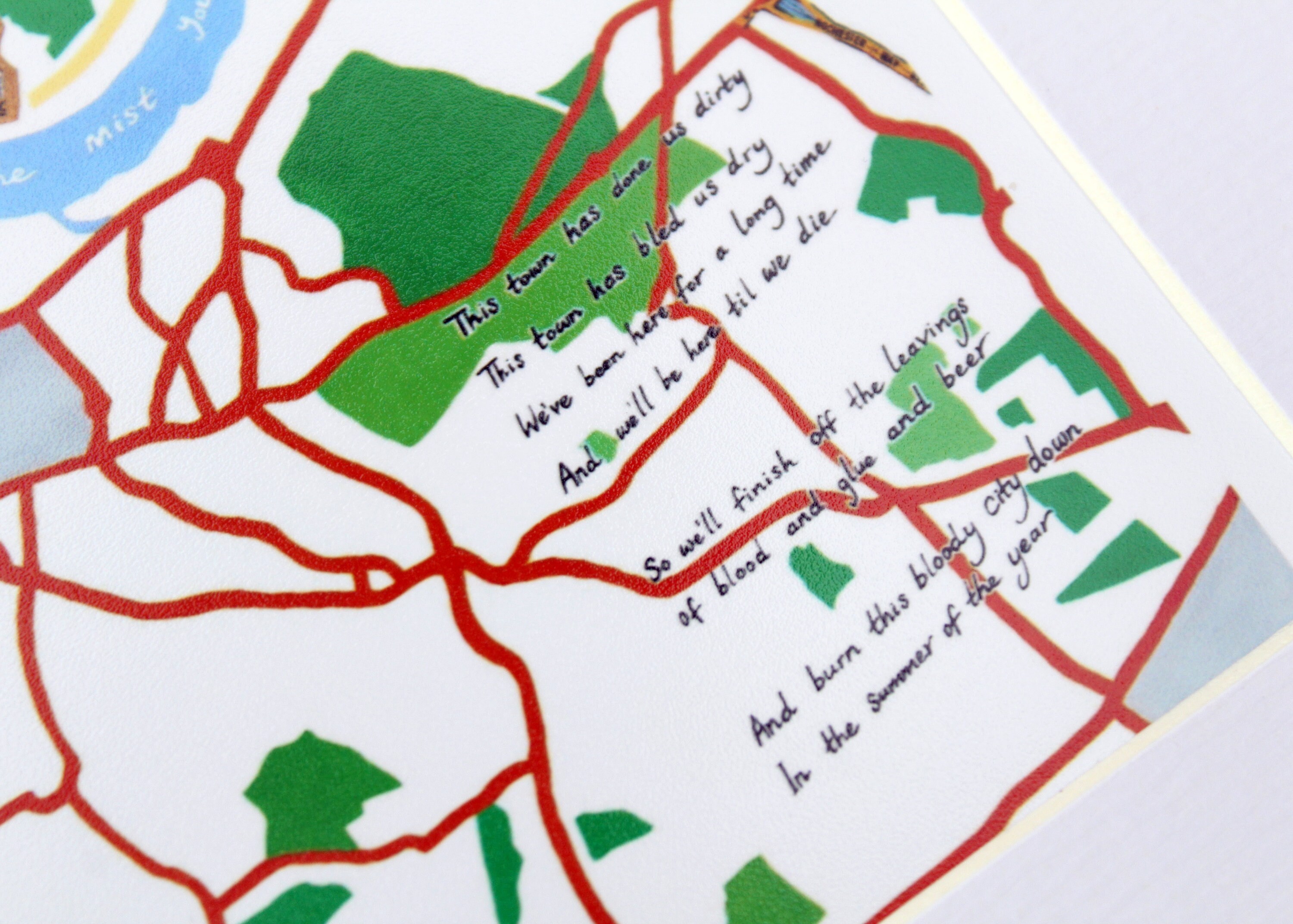 Pogues Map of London Art Print Shane Macgowan Poster the - Etsy UK