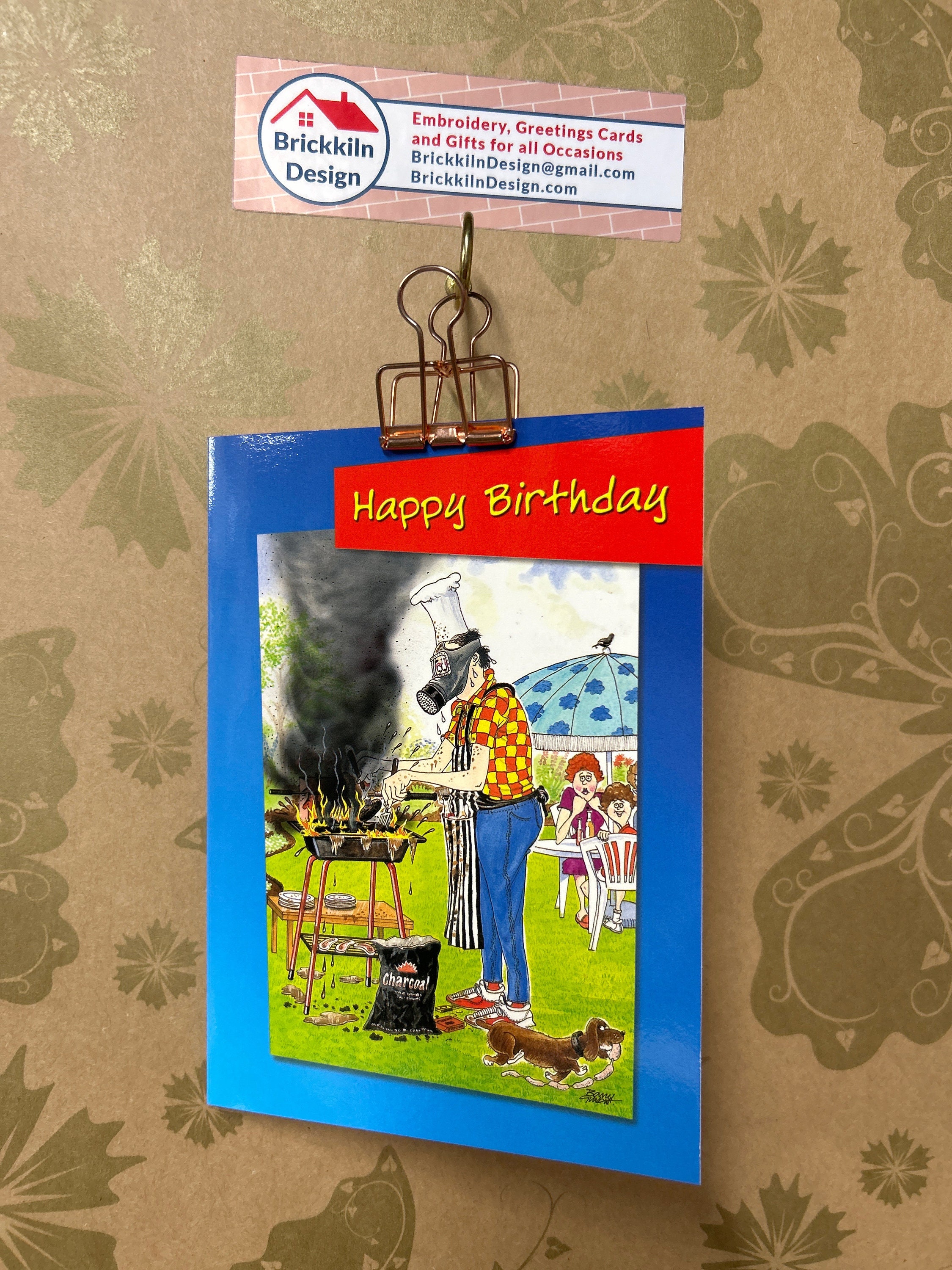 BBQ Barbecue Funny Birthday Greetings Card - Etsy