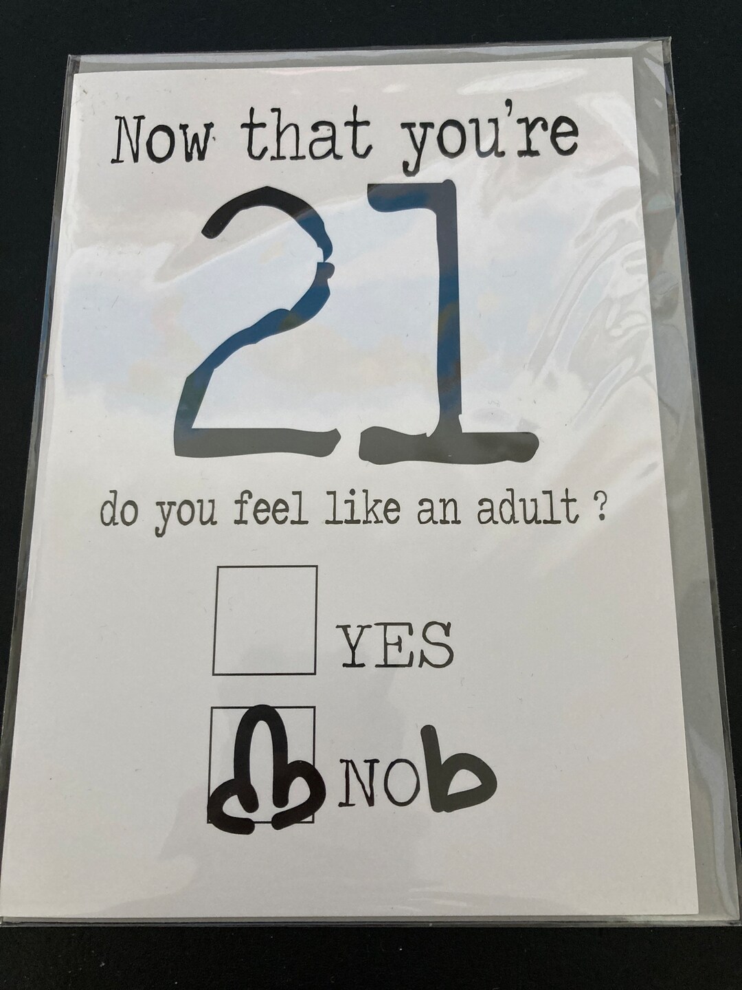 21st Birthday Funny Rude Greetings Card - Etsy