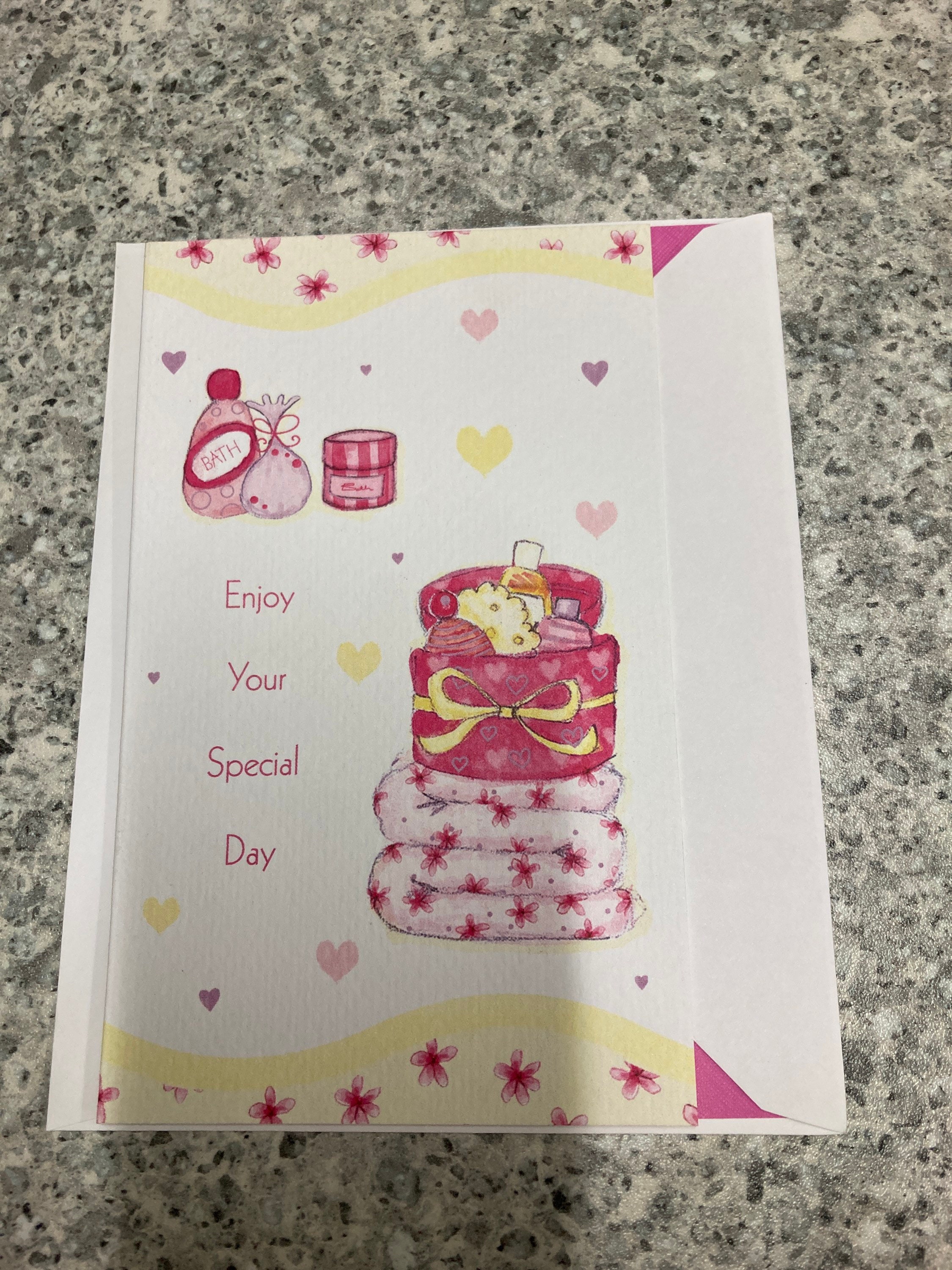 Happy Birthday Spa Relax Birthday Greetings Card - Etsy
