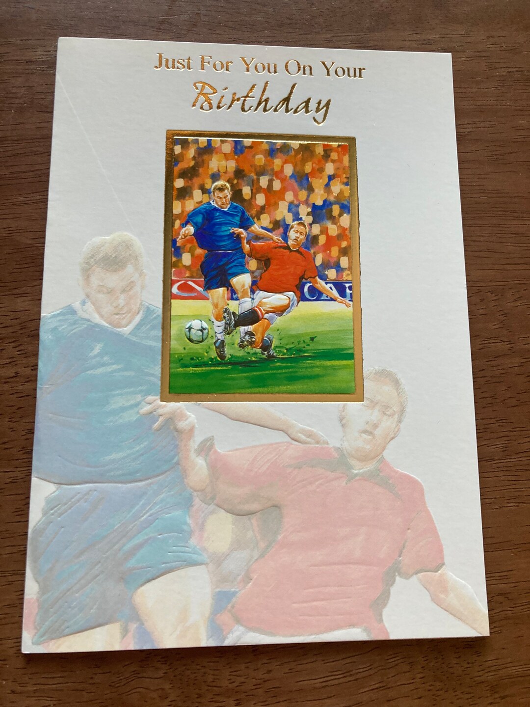 Football Happy Birthday Greetings Card - Etsy
