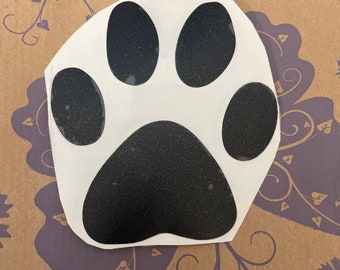 Custom Dog Paw Print Decal Coloured Car / Window Decals / Sticker ...
