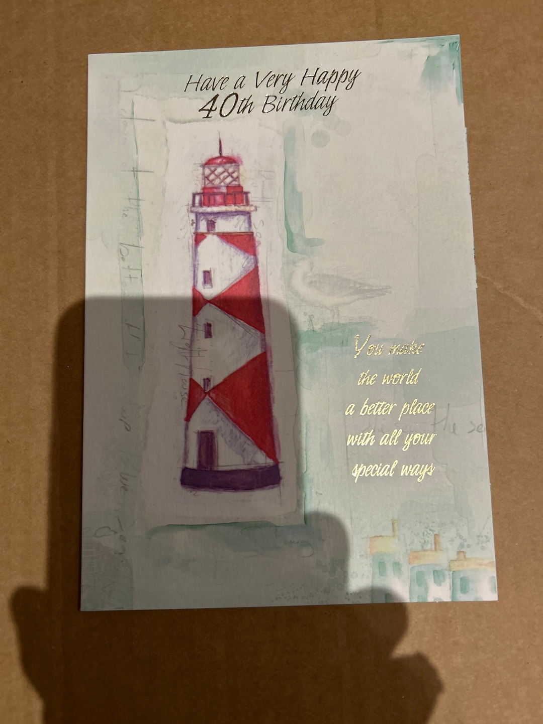 Happy 40th Birthday Greetings Card Adult Birthday - Etsy