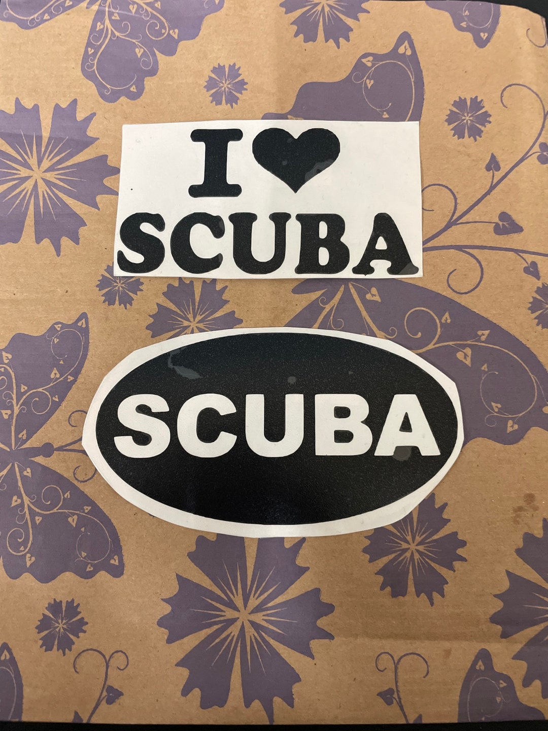 I Love Scuba Vinyl Decal Sticker - Etsy