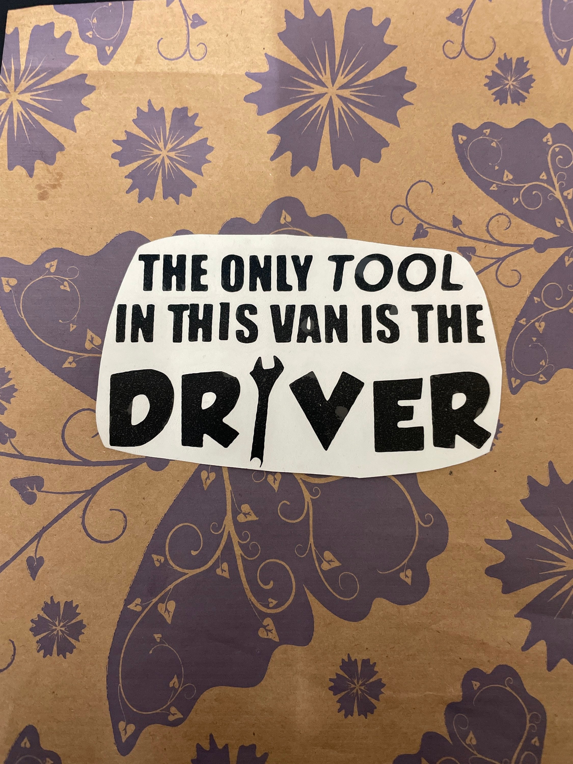 Tool in Van Rude Funny Vinyl Decal Sticker - Etsy