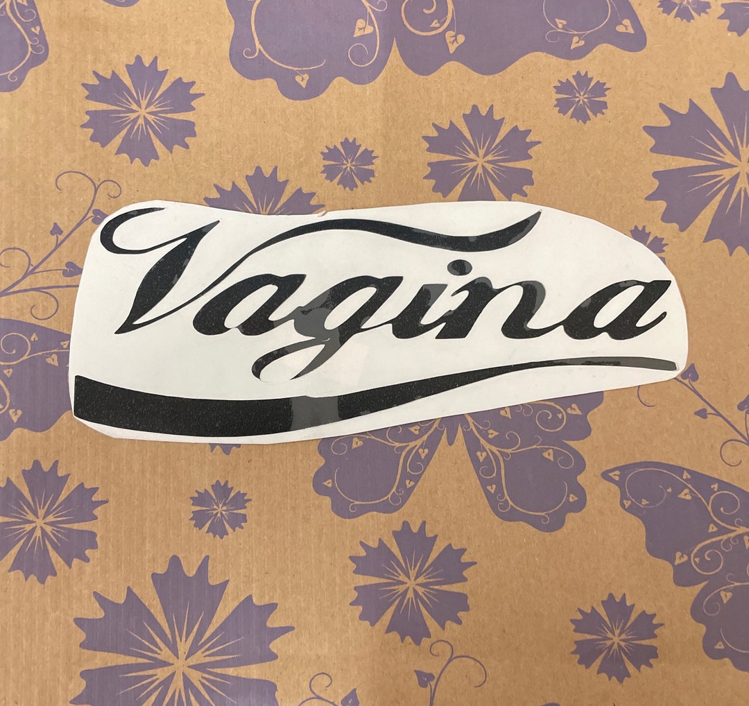 Vagina Rude Funny Vinyl Decal Sticker - Etsy