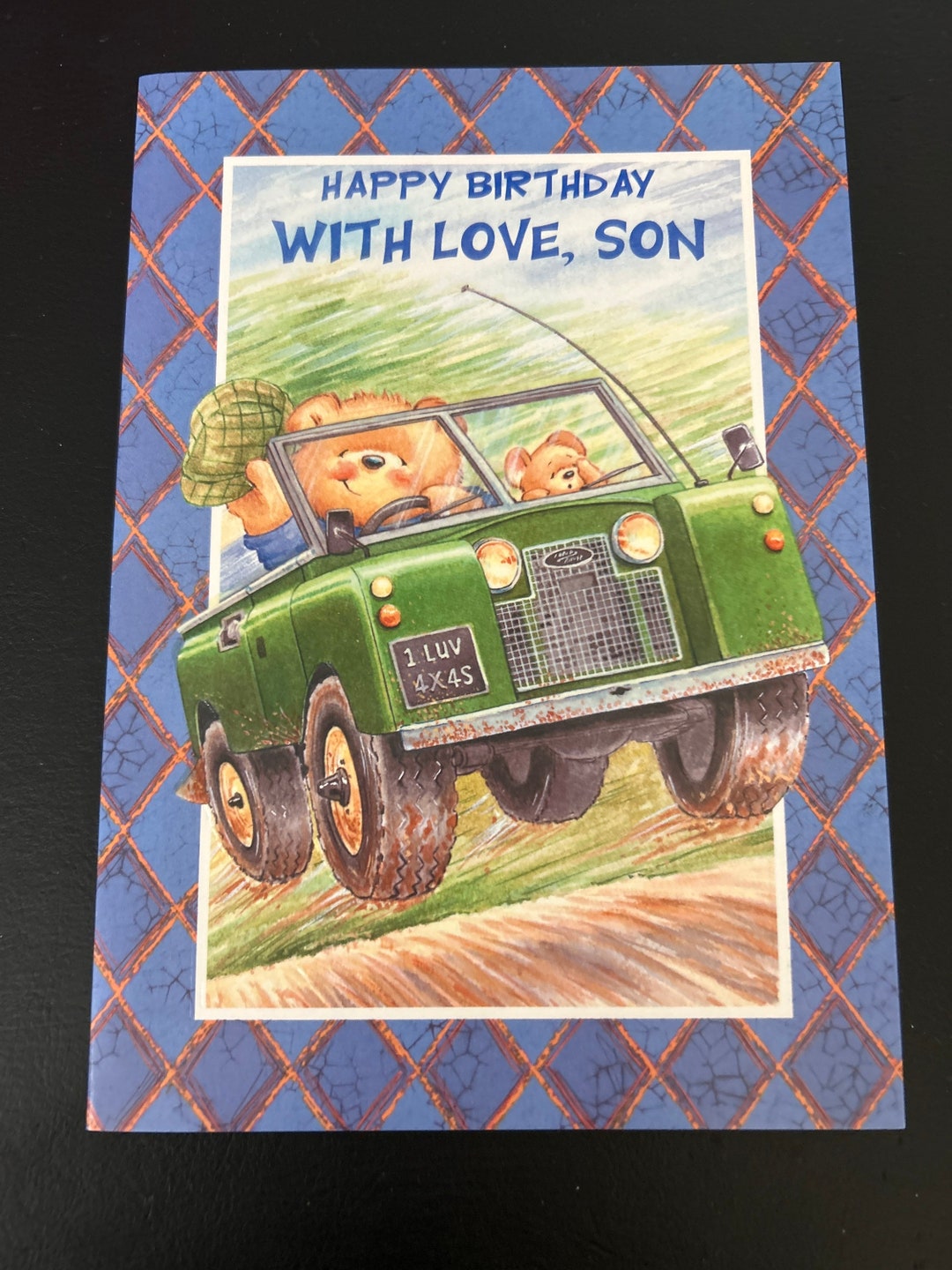 Happy Birthday Son Tank Greetings Card - Etsy