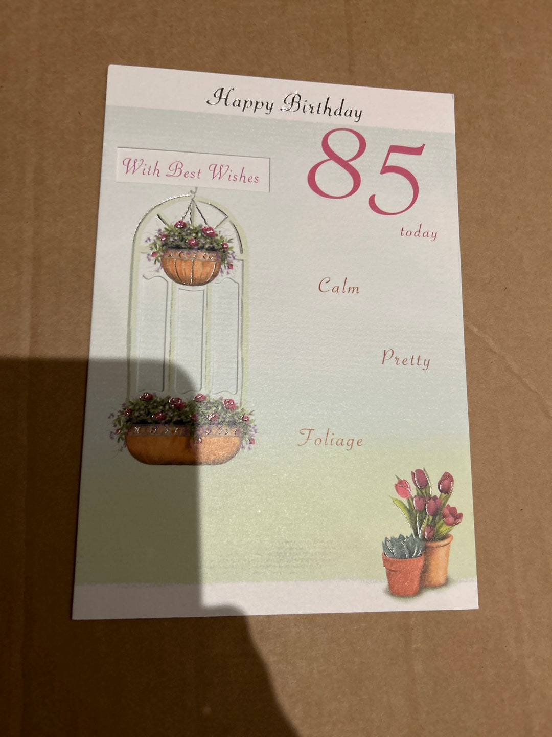 Happy 85th Birthday Greetings Card Adult Birthday - Etsy