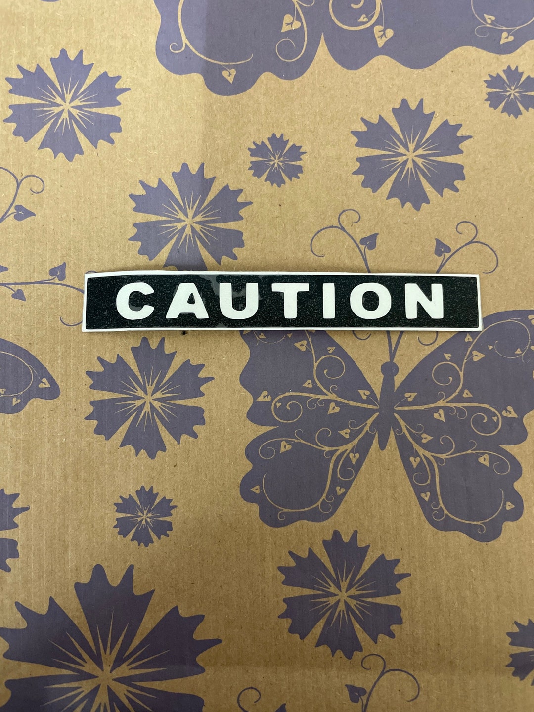 Caution Vinyl Decal Sticker - Etsy