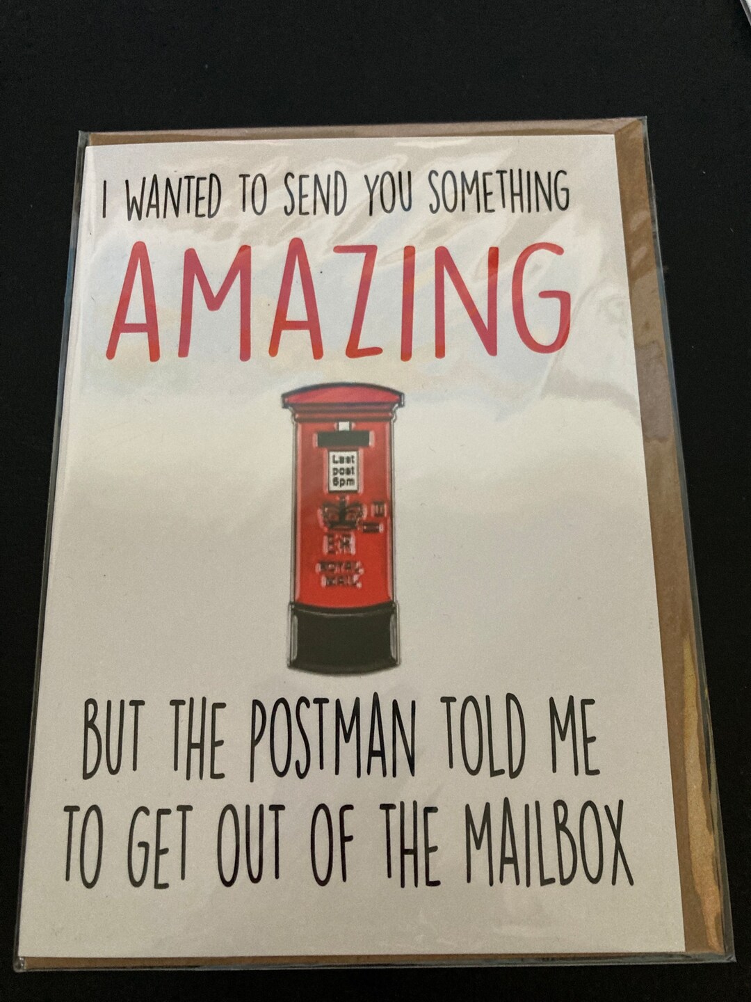 Happy Birthday Postbox Greetings Card - Etsy
