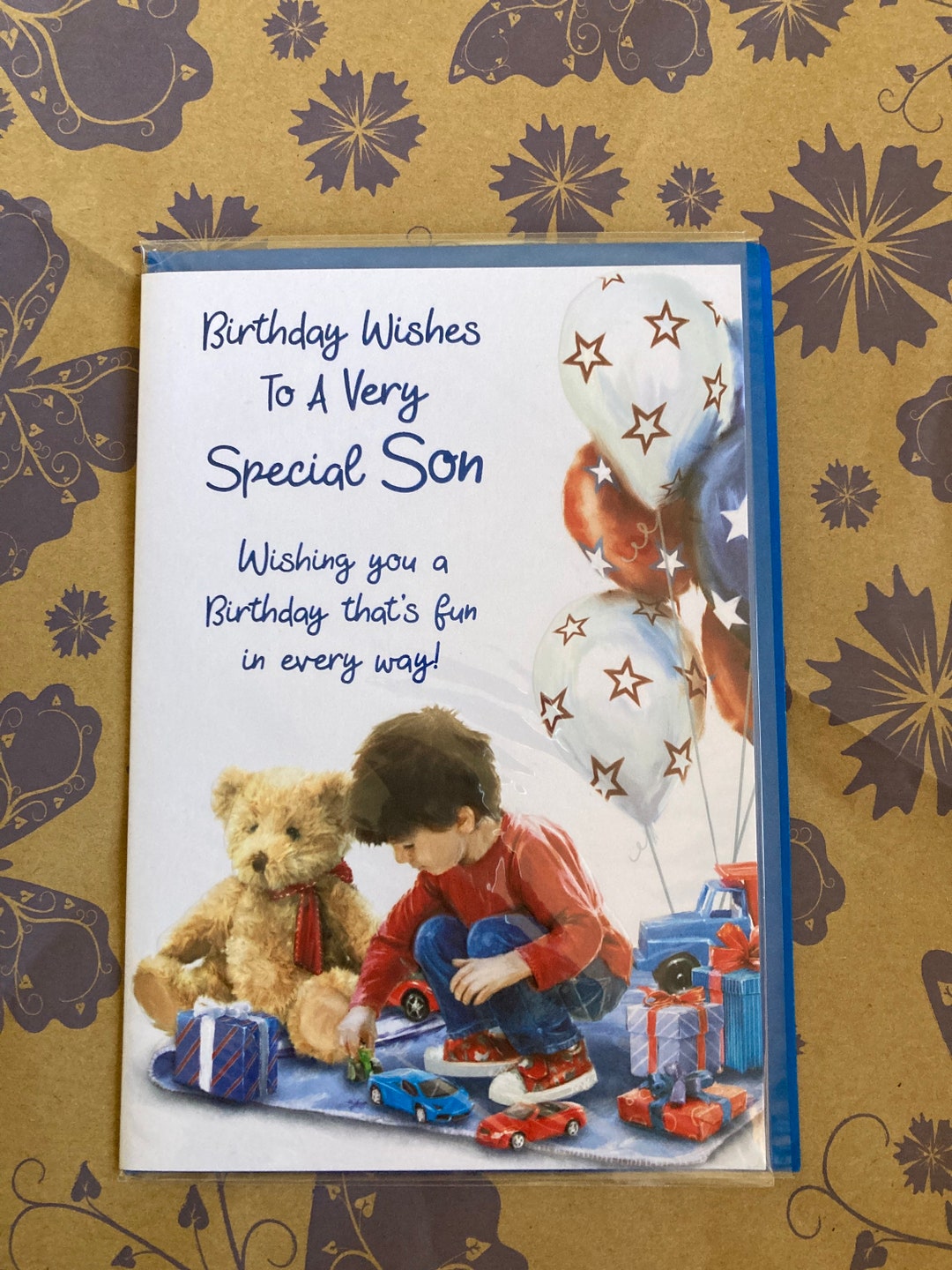 Special Son Birthday Greetings Card - Etsy