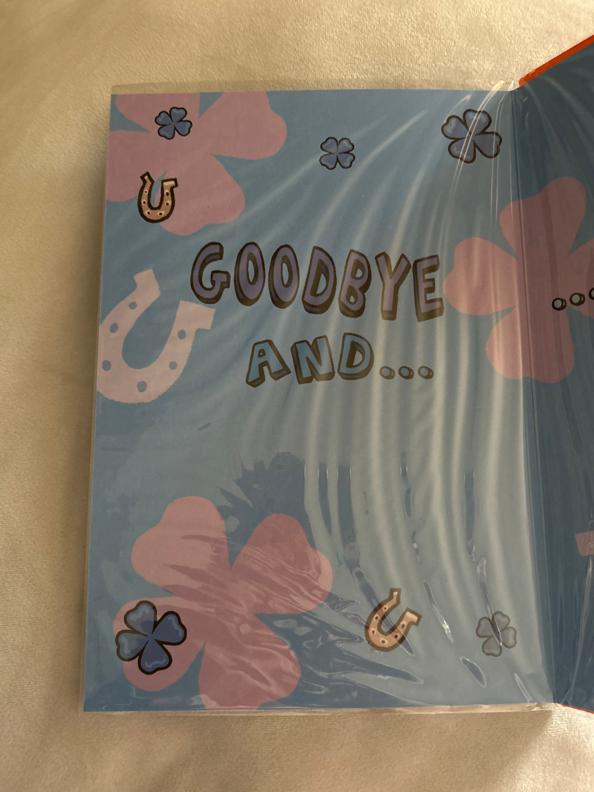 Goodbye and Good Luck Greetings Card - Etsy
