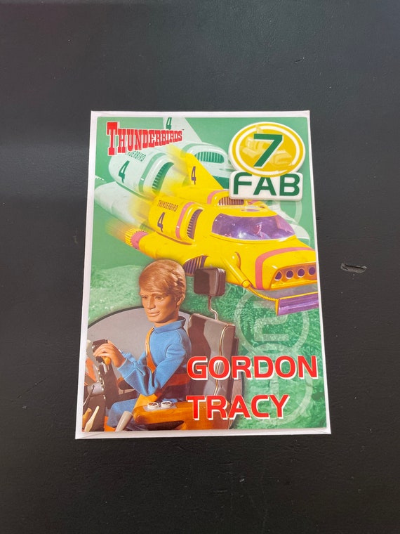 Thunderbirds 7th Birthday Greetings Card With Badge - Etsy
