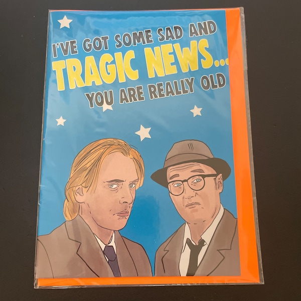 Bottom Birthday Card Rik Mayall - Etsy