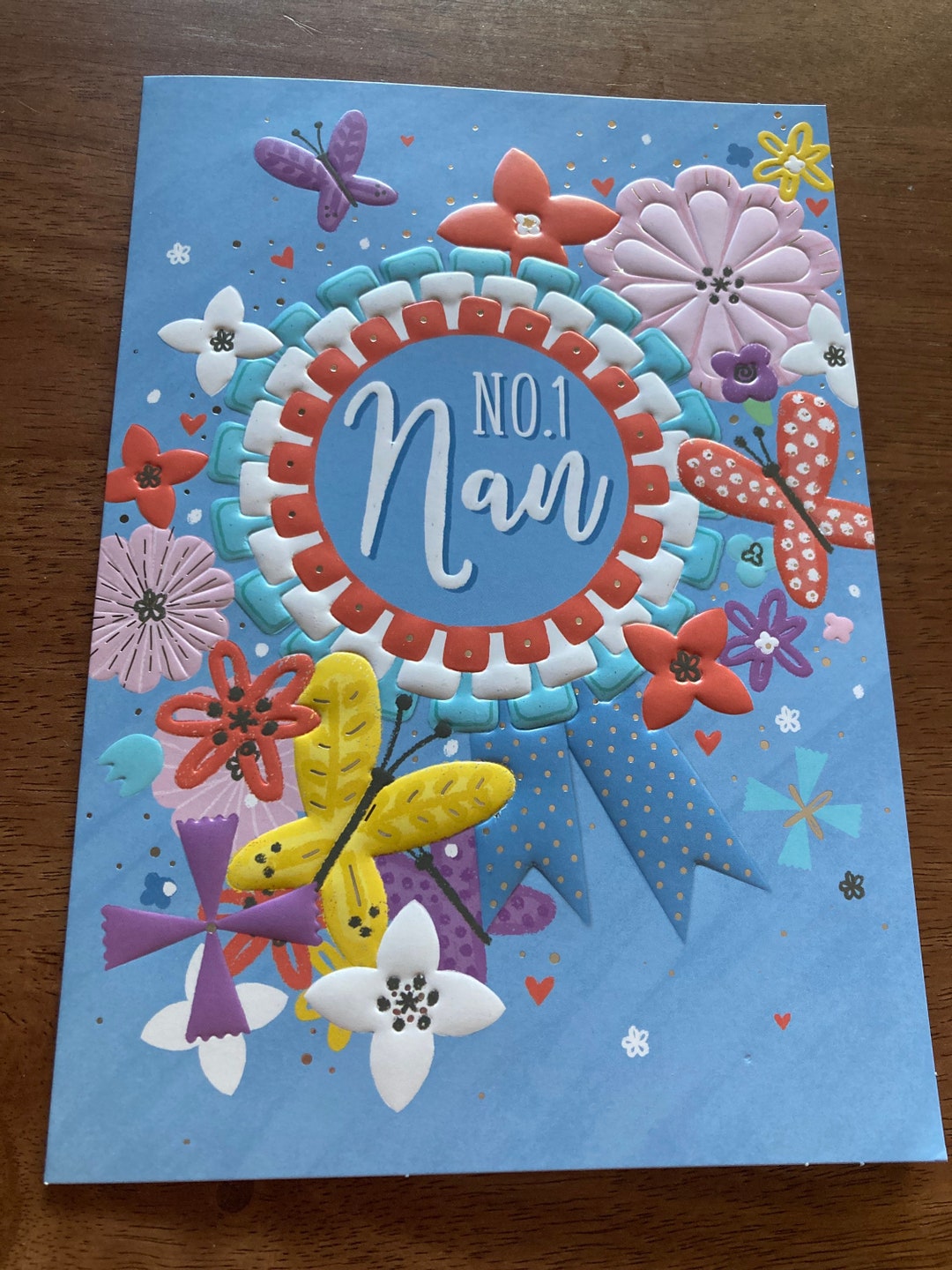 Nan Happy Birthday Greetings Card - Etsy