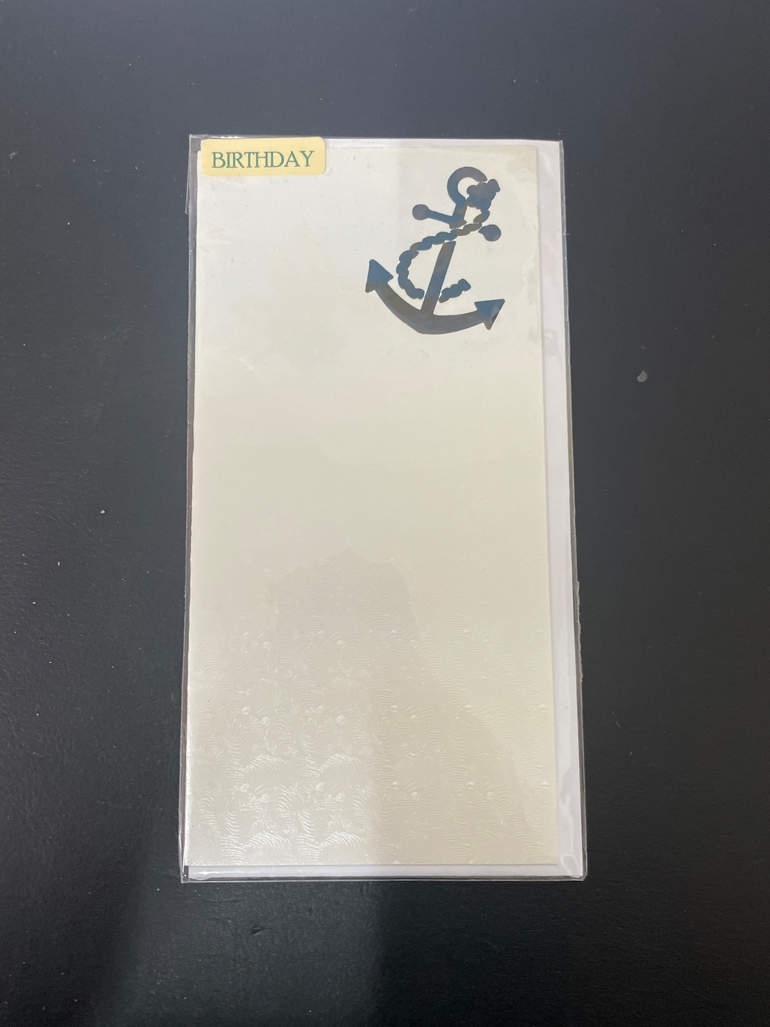 Anchor Birthday Greetings Card - Etsy