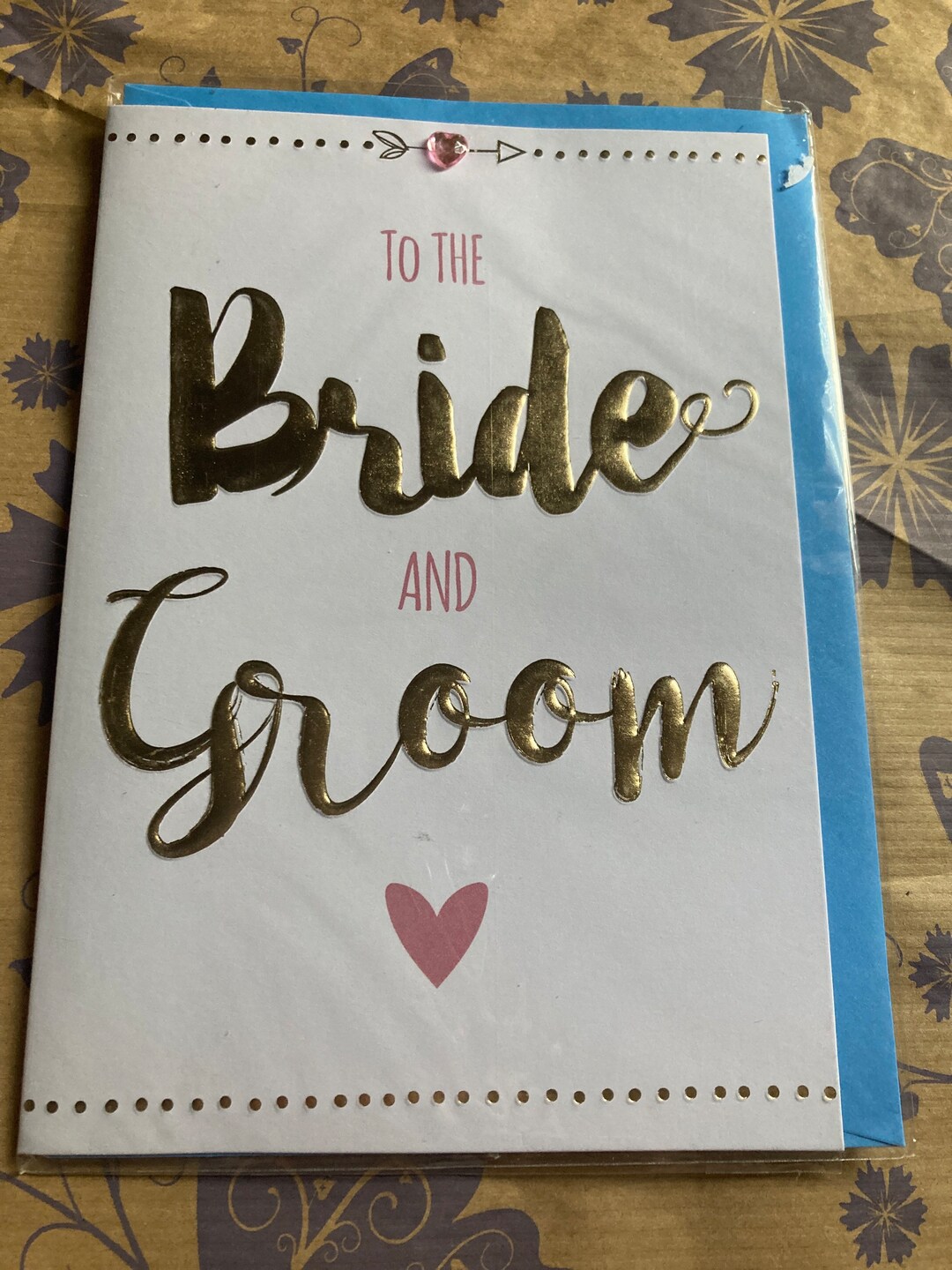 Congratulations Bride and Groom Wedding Day Greetings Card - Etsy