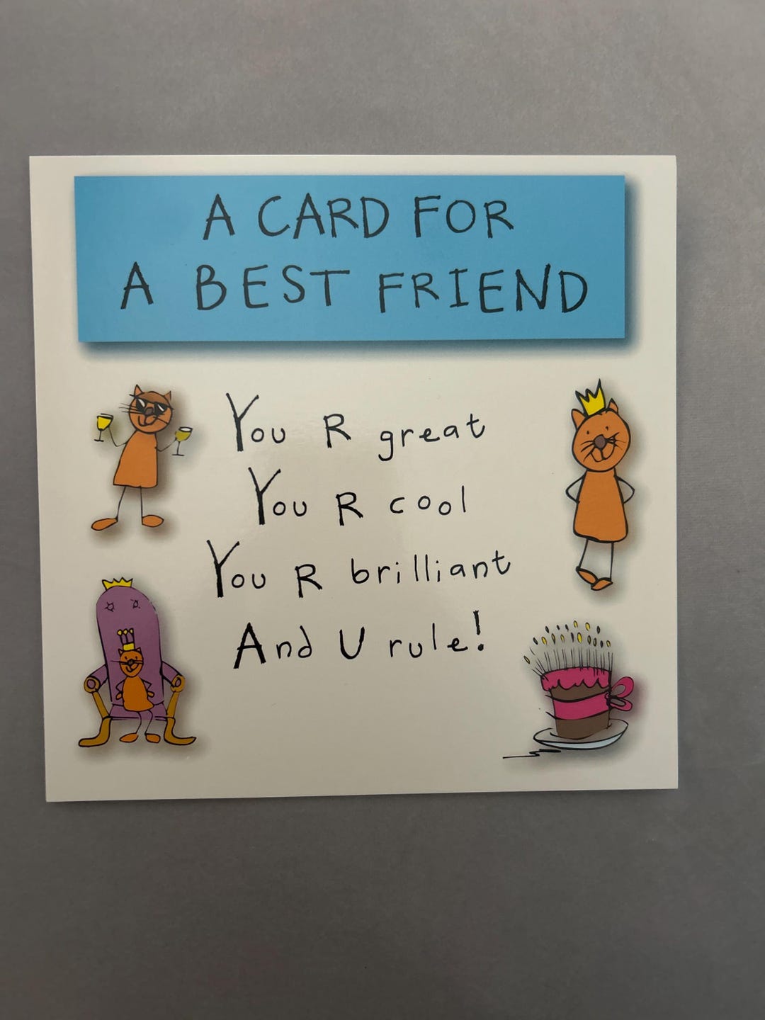 Best Friend Birthday Greetings Card - Etsy