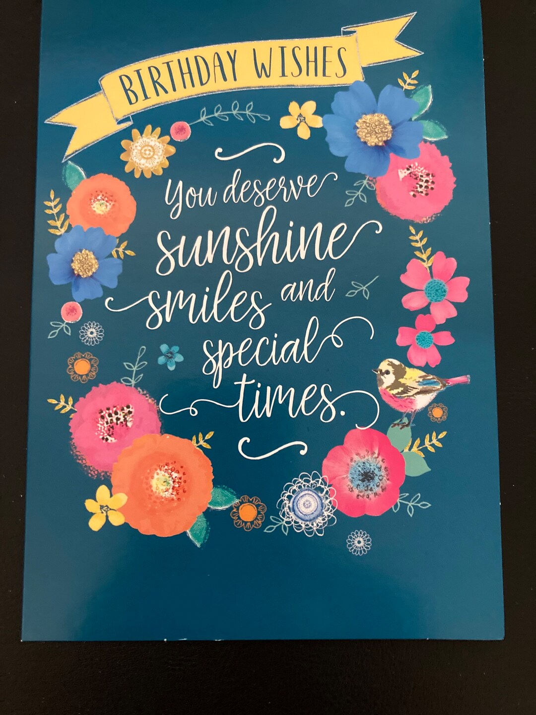 Birthday Wishes Happy Birthday Greetings Card - Etsy
